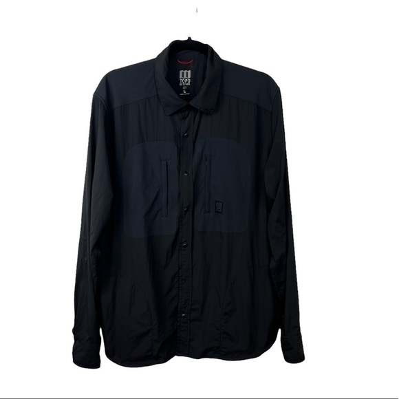 Topo Designs | Shirts | Topo Designs Breaker Shirt Jacket Missing Front ...